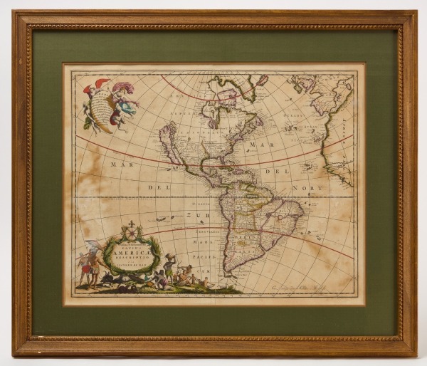 Early Map of the Americas