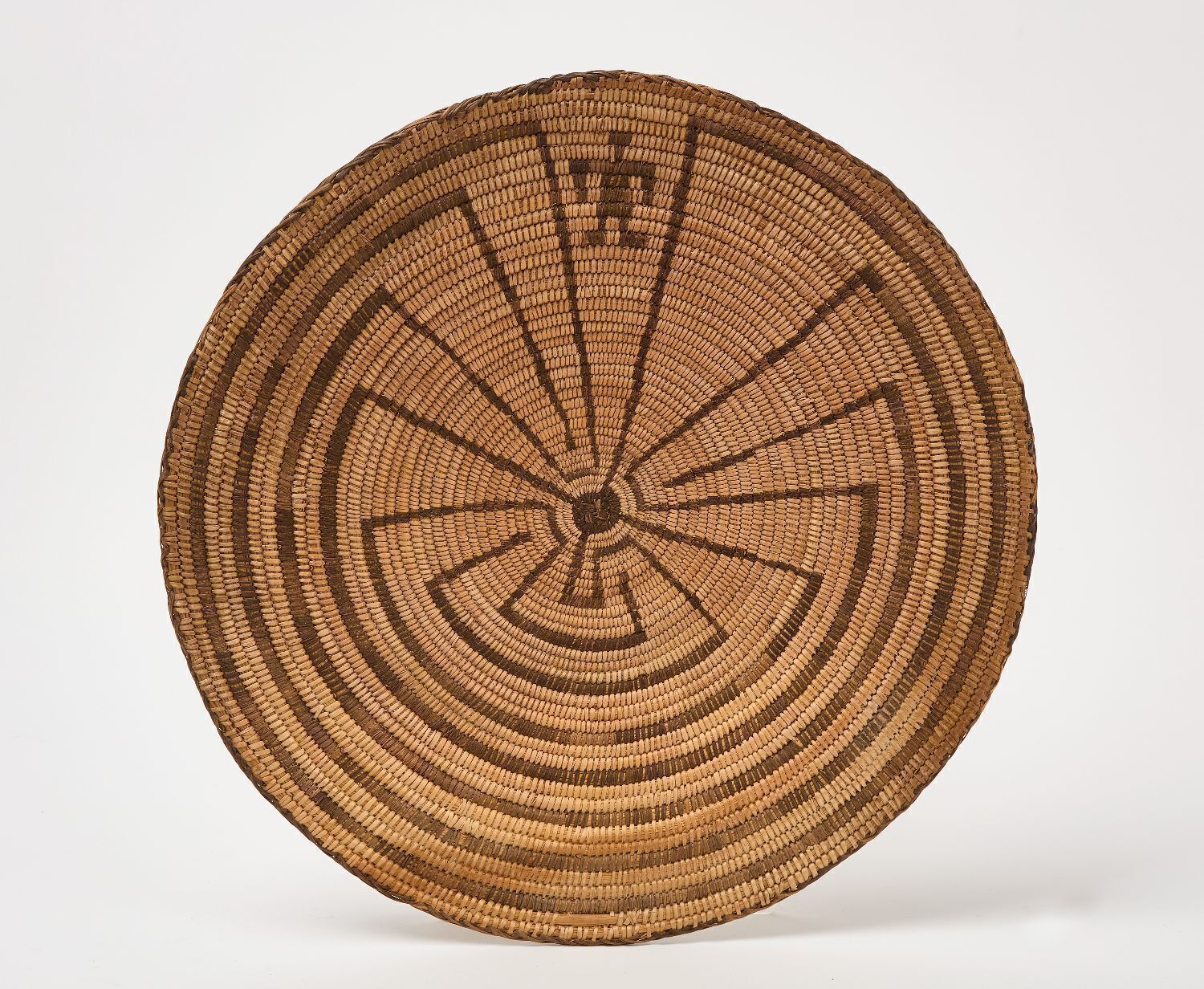 Pima 'Man in Maze' Basket Tray